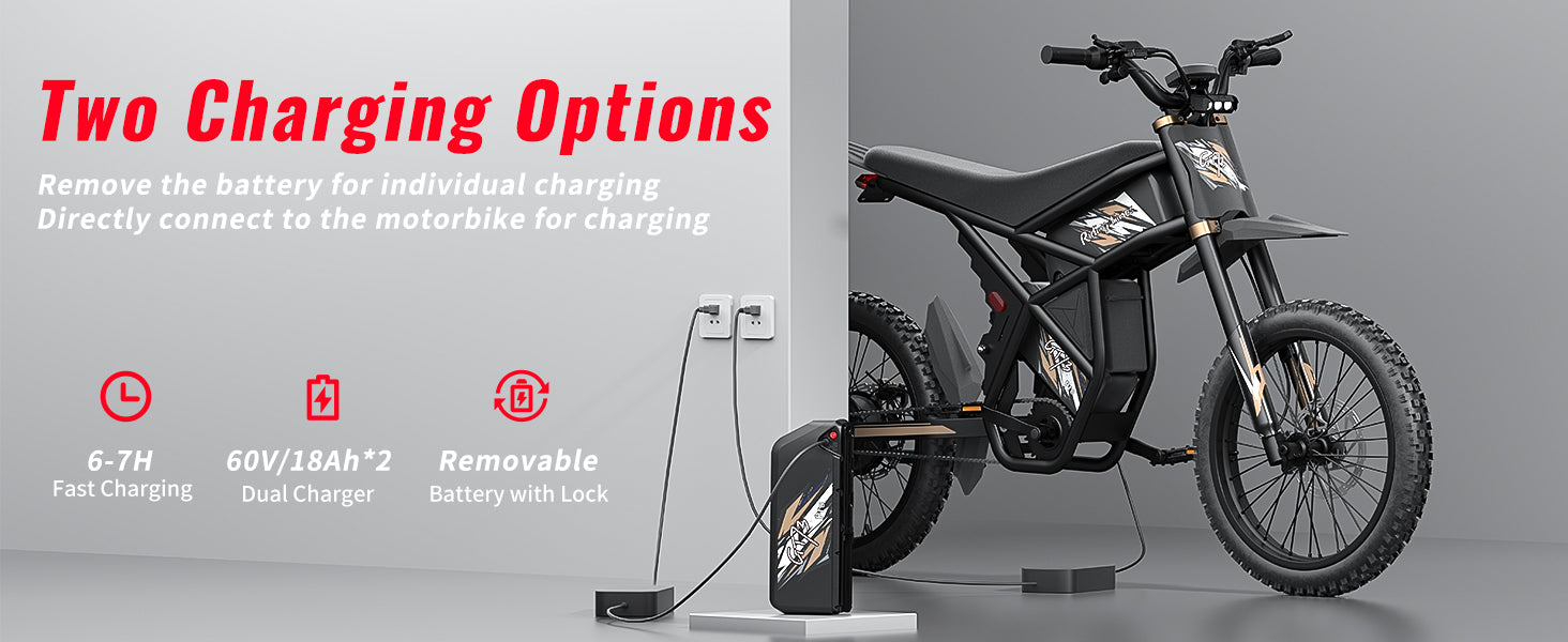Gt73 Pro Electric Dirt Bike 3000w Bootime